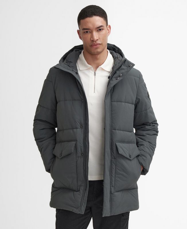 Shop the B.Intl Sutley Quilted Jacket in Grey today. Barbour